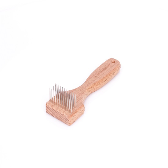Tidy Look Wooden Brush/Comb With Metal Teeth for dog [KA43#1105 Wooden ...